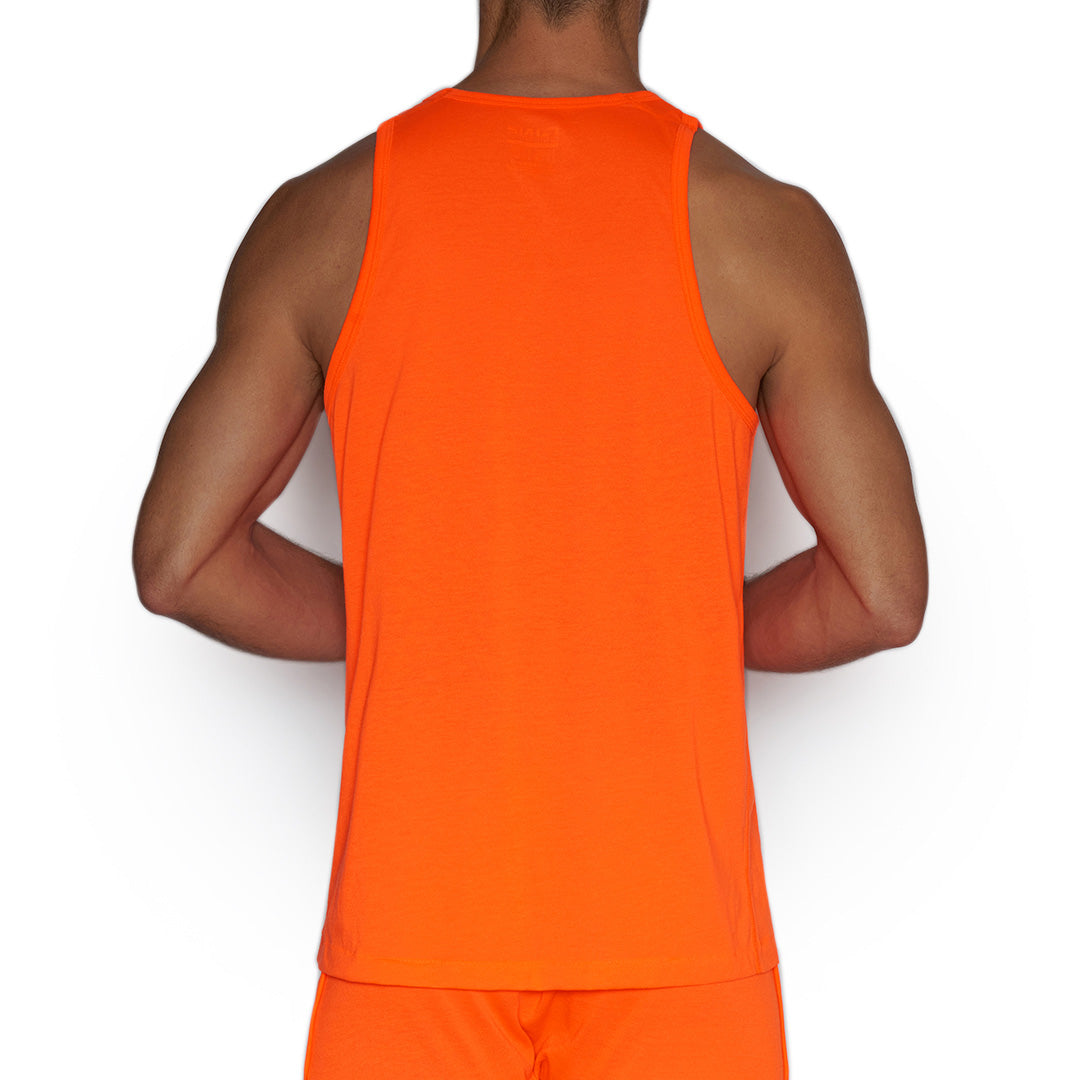 Super Bright Relaxed Tank Ollie Orange – C-IN2 New York