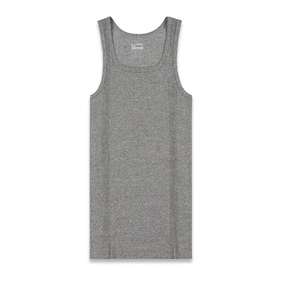 C-IN2 Layers Fitted Tank - Grey Heather – C-IN2 New York
