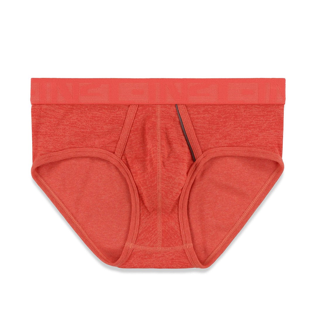 C-IN2 Hand Me Down Mid Rise Brief - Remi Red Heather – C-IN2 New York