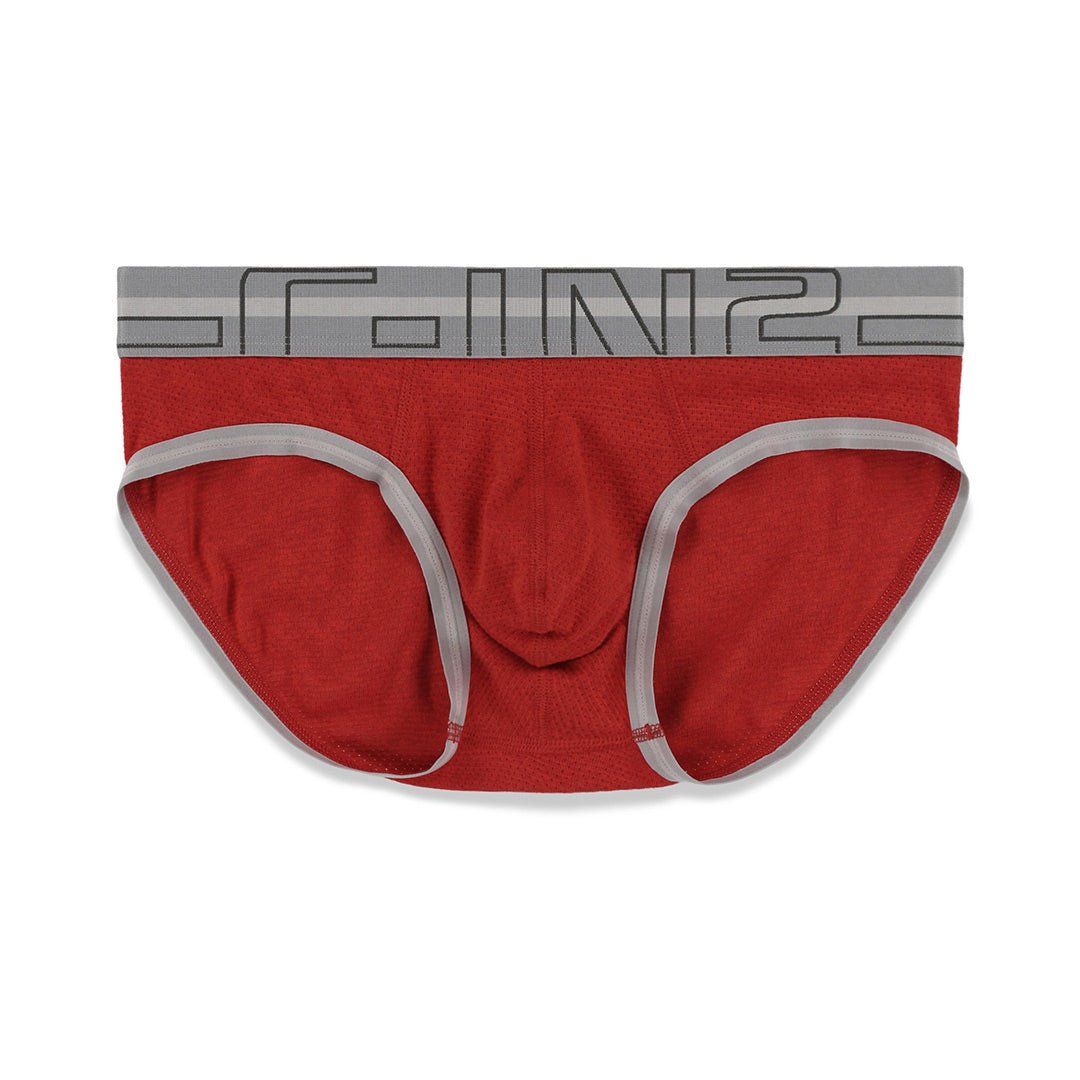 C-IN2 Zen Low Rise Brief - Reese Red Heather – C-IN2 New York